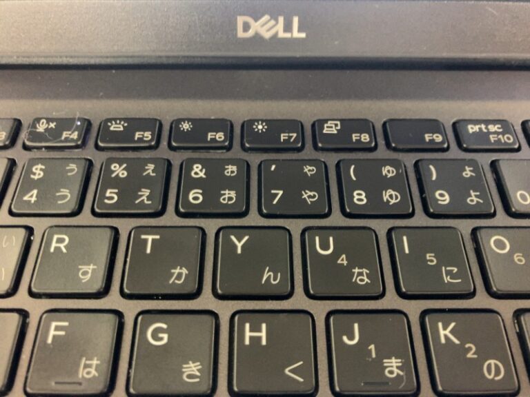 DELLのノートパソコンでFキーをFnキー押さずに使う方法